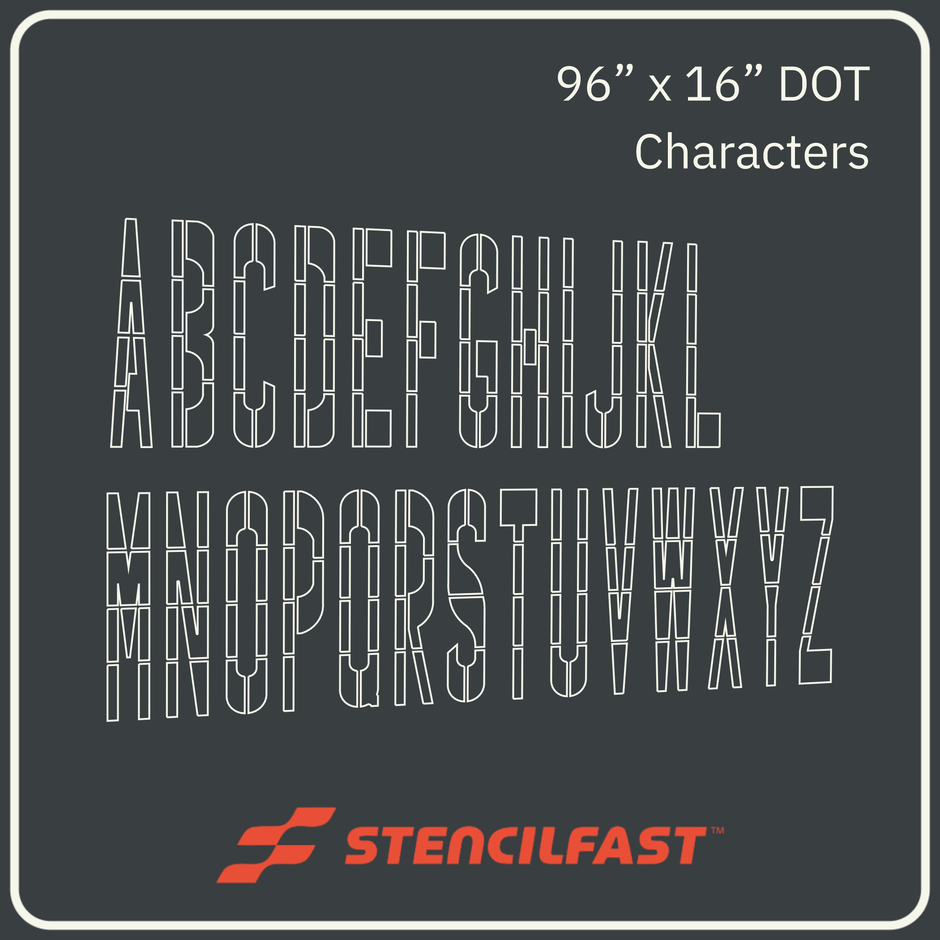 Highway & Road Marking Stencils | DOT Approved & MUTCD Compliant | StencilFast