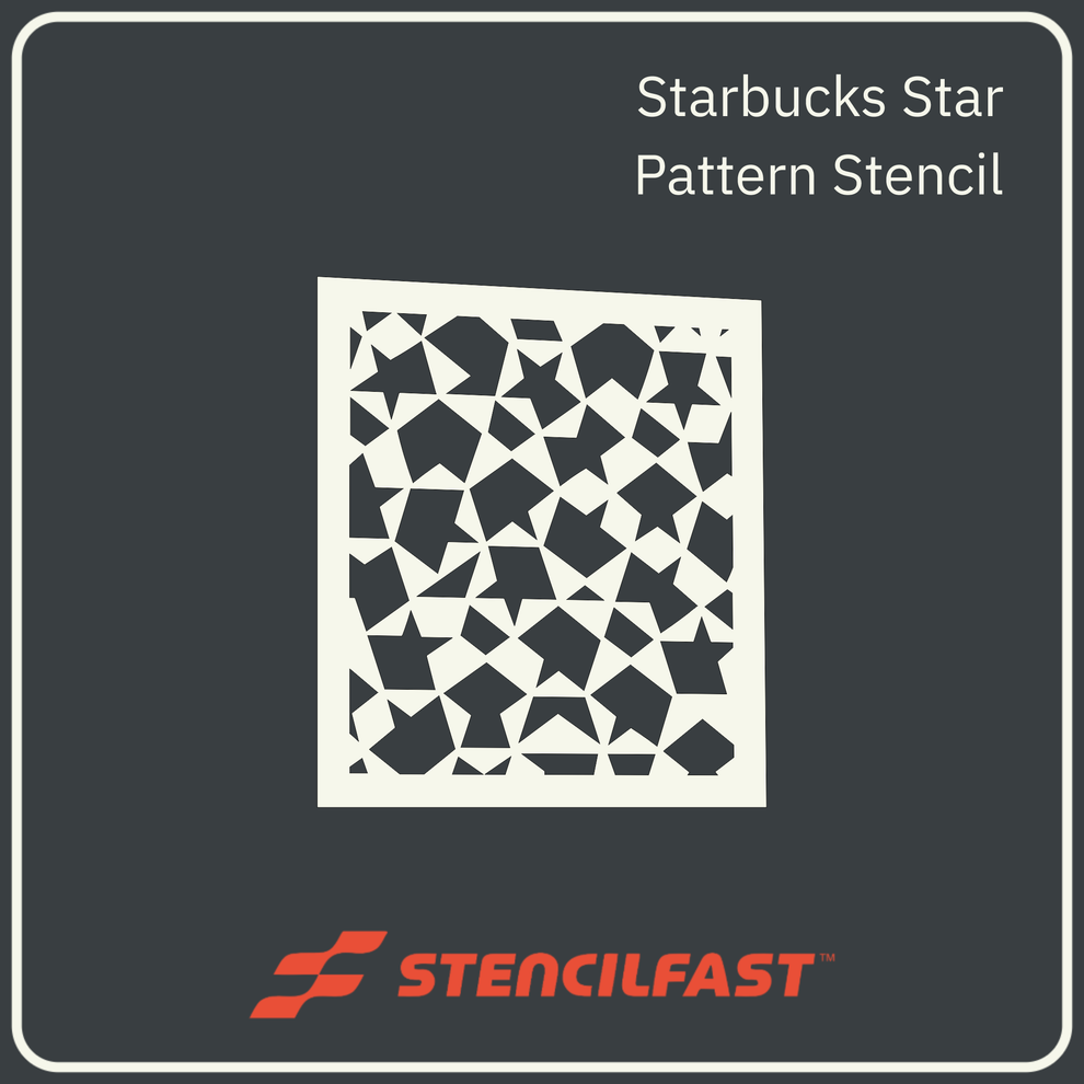 Starbucks Wayfinding Star Pattern | StencilFast