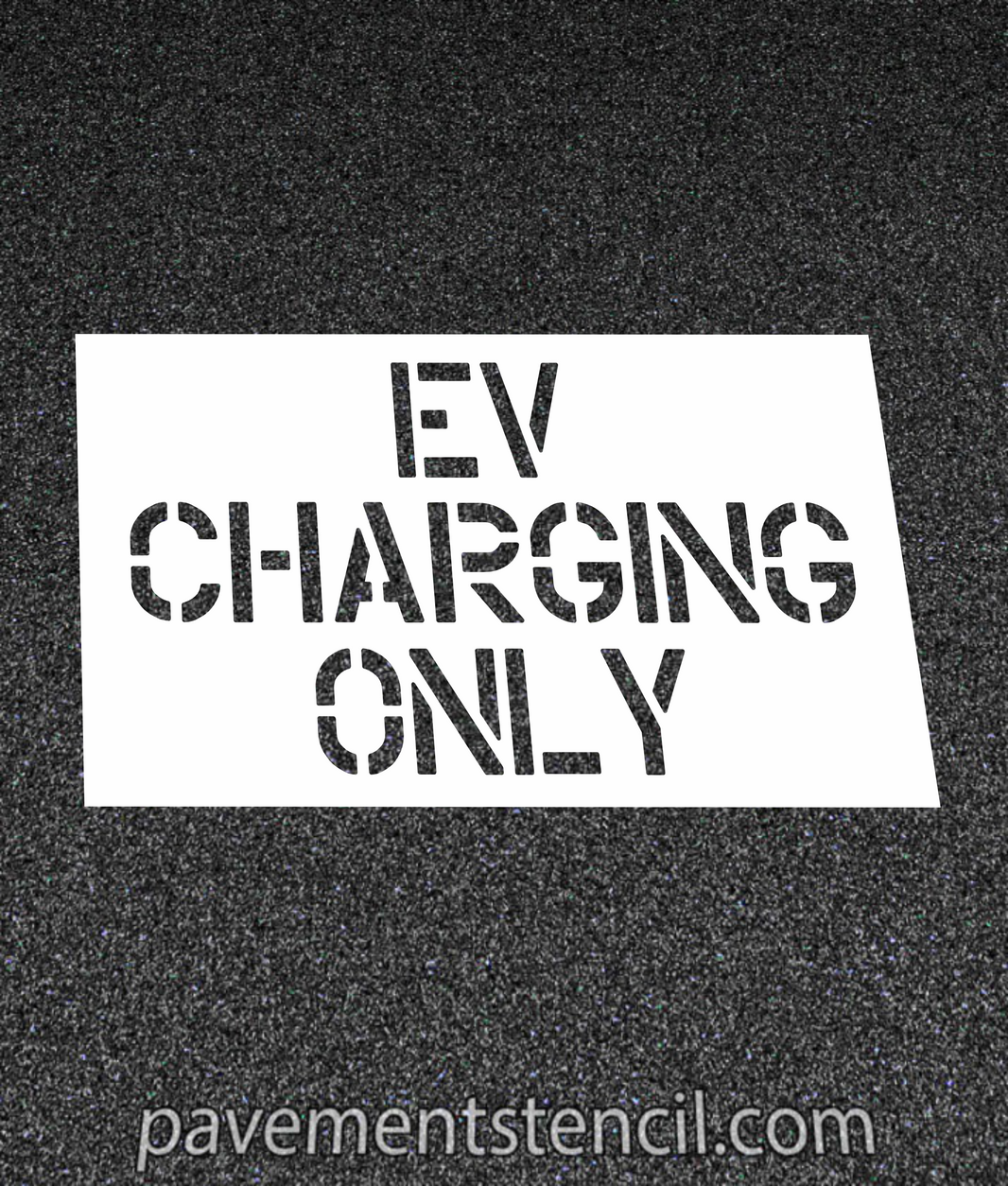 Electric Vehicle Parking Pavement Stencils | StencilFast