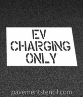Electric Vehicle Parking Pavement Stencils | StencilFast