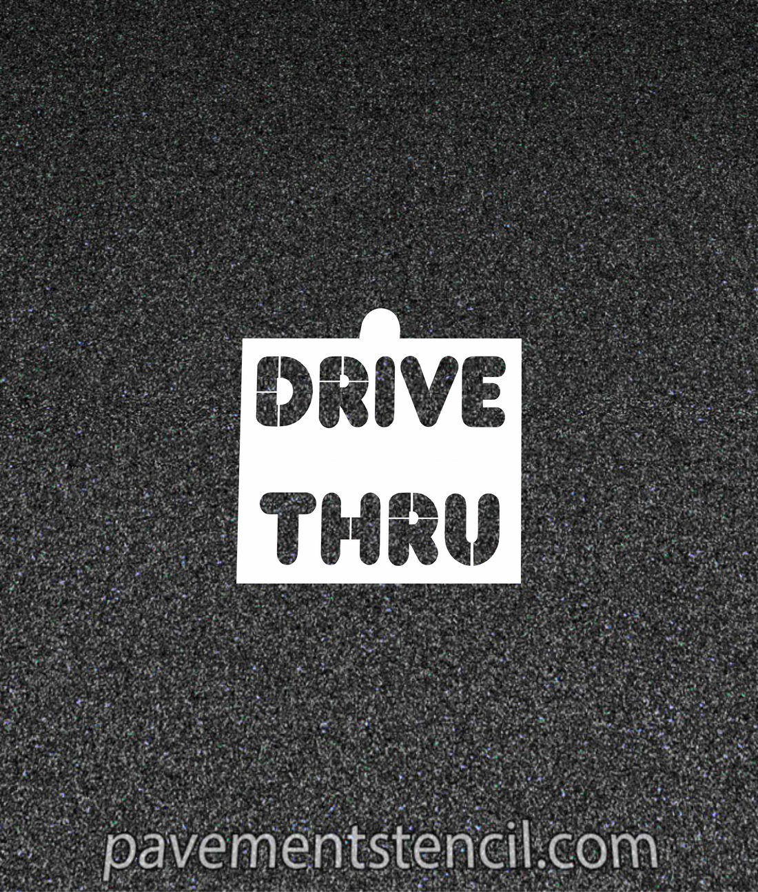 Dunkin' Drive Thru Stencil | StencilFast