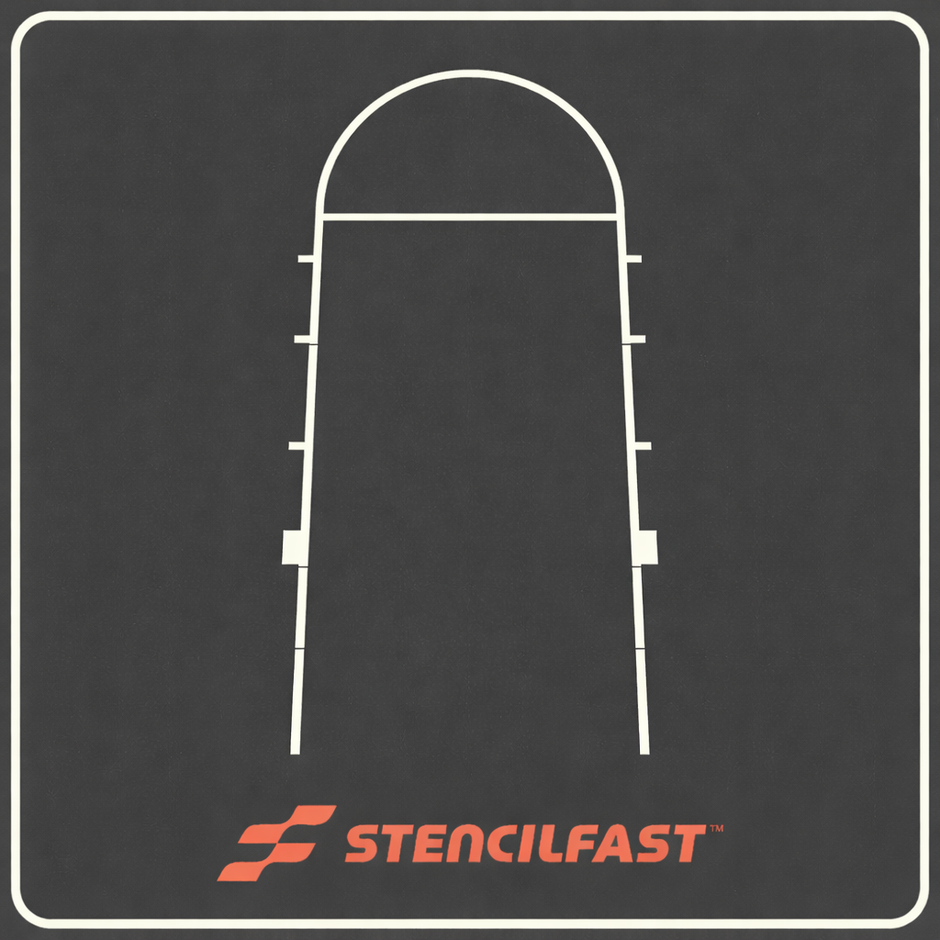 Playground & Track Stencils | StencilFast