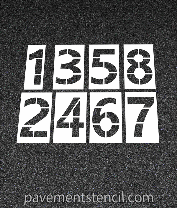 Walmart Pickup Numbers Stencils | StencilFast
