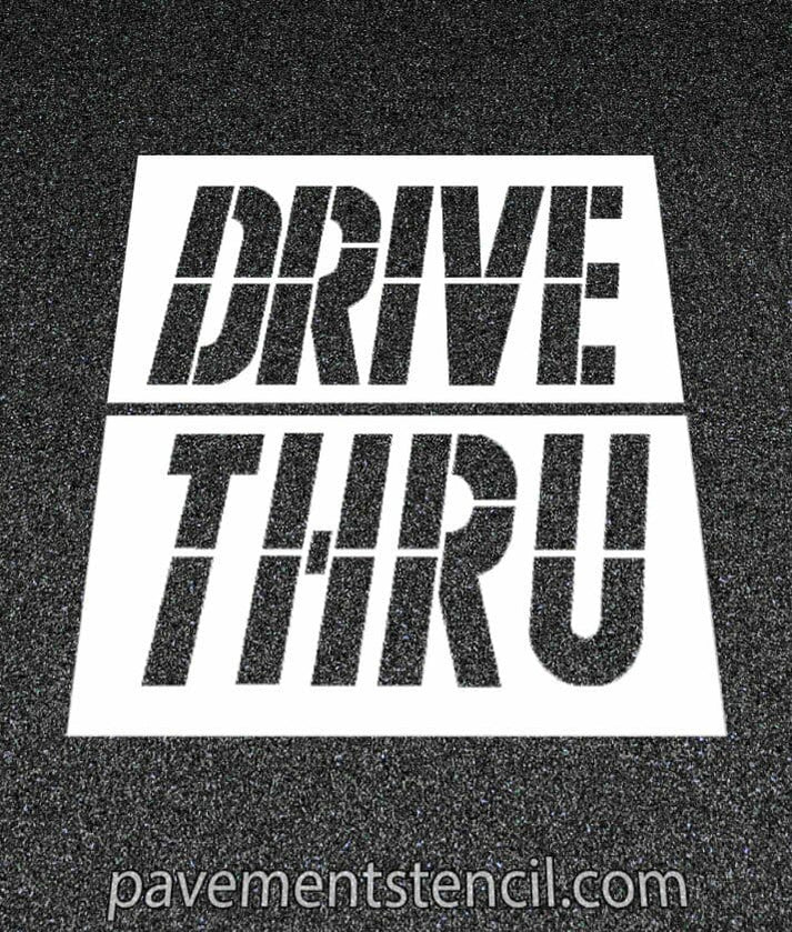 McDonald's Drive Thru Stencil | StencilFast