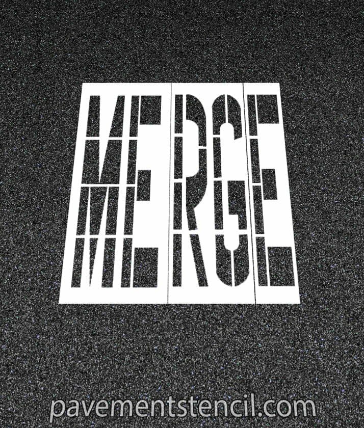 DOT Merge Stencil | StencilFast