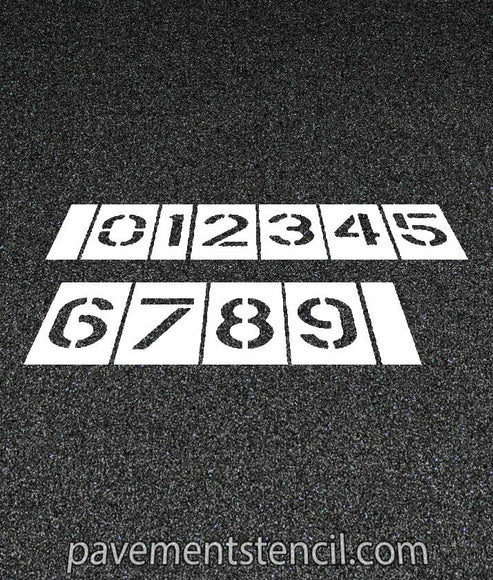 Number Stencil Set (Large) | StencilFast