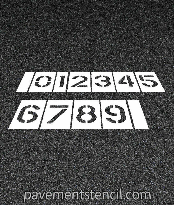 Number Stencil Set (Large) | StencilFast