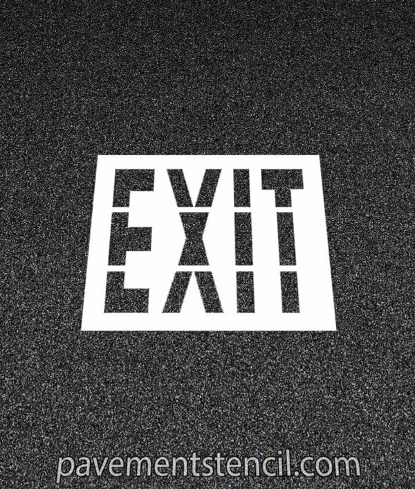 Walmart 36" EXIT Stencil | StencilFast